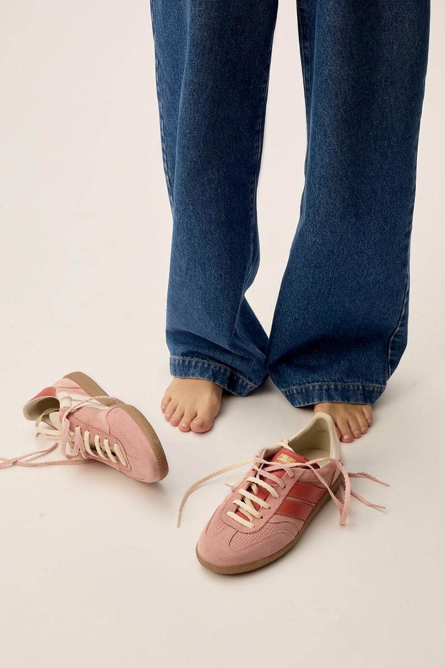 Baskets Cuir Rose - Pulse Bubble - Des Petits Hauts